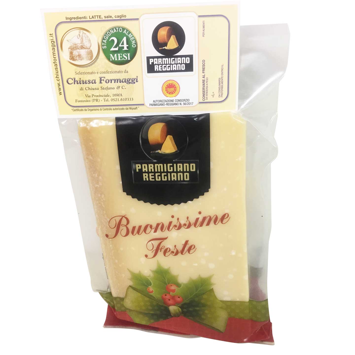 Prodotti: Parmigiano Reggiano 24 mesi-750g NATALE Prodotti: Parmigiano Reggiano 24 mesi-750g NATALE